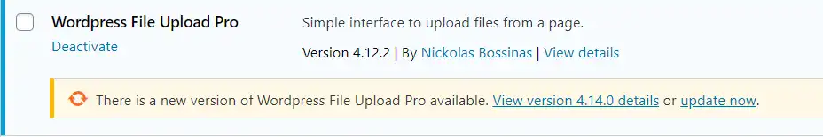 How to Upgrade Wordpress File Upload Professional - Iptanus
