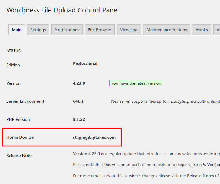New Version 4.23.0 of WordPress File Upload Plugin - Iptanus